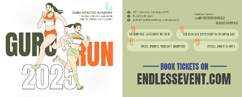 Guru Athletic Academy 3rd Marathon - Ahmedabad