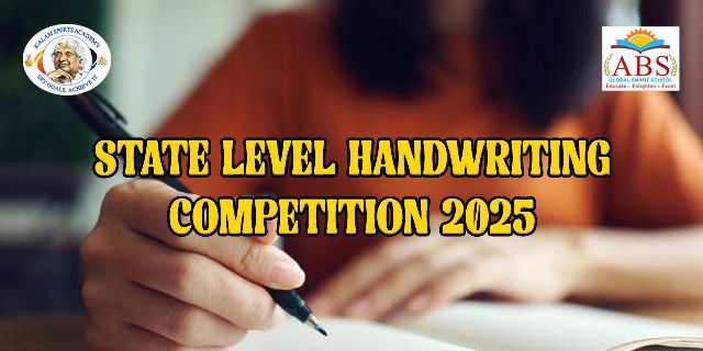 State Level Hand Writing Competition Oct 2025 - Avadi